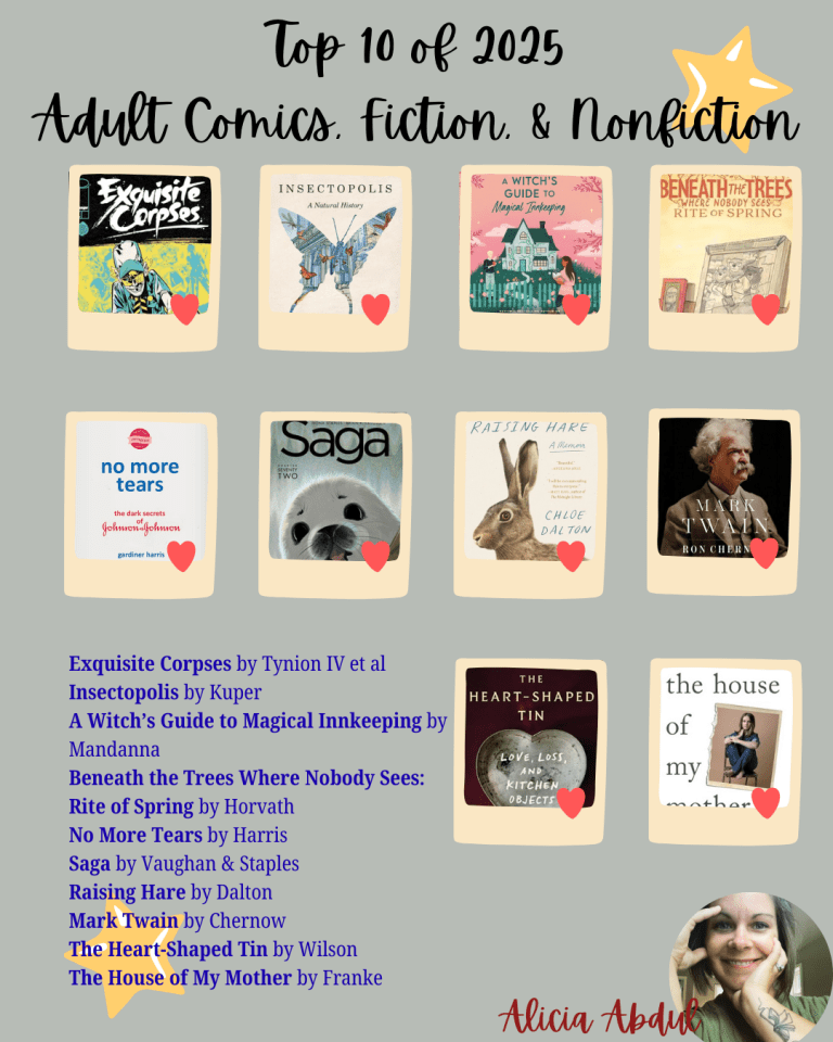 Best of 2025: Adult comics, fiction, and nonfiction | Readers Be Advised